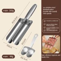 China Home Kitchen Cooking Bamboo Non-Stick Meatball Maker Set for Easy Homemade Fish Balls for sale