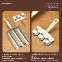 China Home Kitchen Cooking Bamboo Non-Stick Meatball Maker Set for Easy Homemade Fish Balls for sale