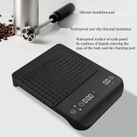 China Home Coffee Scale with Timer Function High Precision ABS Electronic Design 3kg Capacity for sale