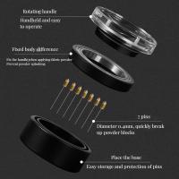 China Black 7 Needles 0.4mm WDT Espresso Coffee Distributor Tool Tea Coffee Needle Distributor WDT Tool for sale