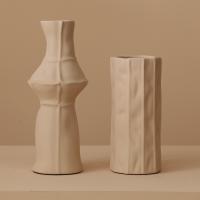 China Special-Shaped On-glazed Ceramic Vase in Modern Stylish Design for Weddings and Home for sale