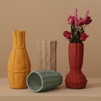 China Large Red Terra Cotta Pottery Antique Flower Vase for Home Decoration Pieces Ceramic for sale