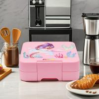 China Convenient 1-3L Capacity Dual-Tier Plastic Bento Box for All Ages Leakproof and Microwave Safe for sale