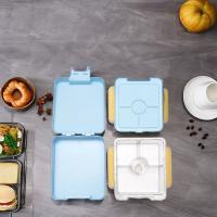 China Convenient 1-3L Capacity Dual-Tier Plastic Bento Box for All Ages Leakproof and Microwave Safe for sale