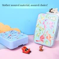 China Convenient 1-3L Capacity Dual-Tier Plastic Bento Box for All Ages Leakproof and Microwave Safe for sale