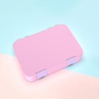 China 6 Lattice Mini Microwave and Refrigerator Lockable Lunch Box Perfect for Food Storage for sale