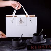 China Home Hotel Restaurant Office Black Yao Frosted Porcelain Set with 260ml Capacity for sale