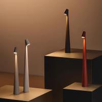 China Elegant Cordless LED Table Lamp with Ceramic Base and 3 Brightness Levels Art Deco Style for sale