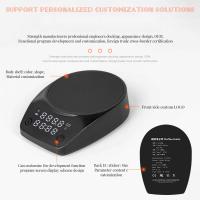 China High Precision ABS Shell Coffee Scale with Timer and Type-C Charging for BAMBOO Stocked Feature for sale