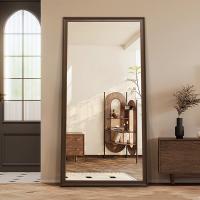 China Decorative Bedroom and Living Room Glass LED Mirror with Touch Switch 5mm Full-Length for sale