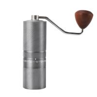 China Manual Espresso Grinder C2 Ceramic Conical Burr and Wood Handle for Coffee Bean Mills for sale