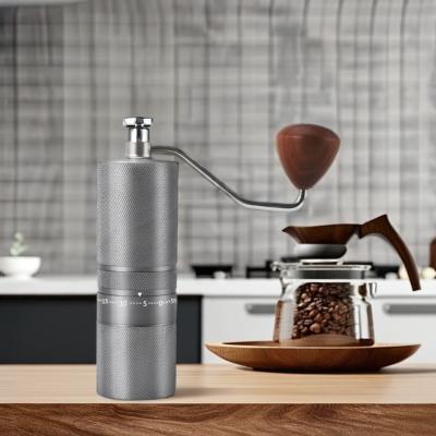 China C2 Manual Espresso Grinder with Wood Handle and Travel Bag Packaging Al-Allergy Compliant for sale