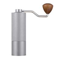 China C2 Manual Espresso Grinder with Wood Handle and Travel Bag Packaging Al-Allergy Compliant for sale