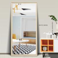 China Modern Stylish Full-Length Floor Standing Wall Mirror with Polystyrene Metal Frame for sale