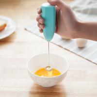 China Custom Kitchen Home Tools Electric Coffee Milk Frother Stirrer Mini Egg Mixer Silicone Coffee Mixer for sale