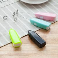 China Custom Kitchen Home Tools Electric Coffee Milk Frother Stirrer Mini Egg Mixer Silicone Coffee Mixer for sale