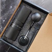 China Stainless Steel Wood Handle Manual Espresso Grinder Al-Alloy C2 for Coffee Tea Tools for sale
