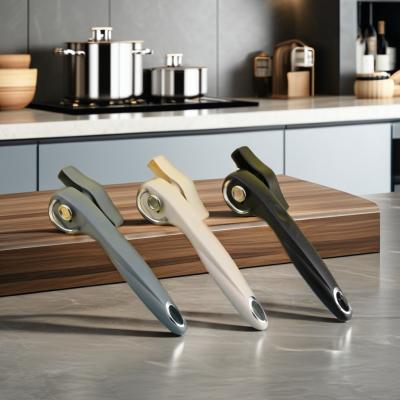 China Effortless Turn Knob Stainless Steel Can Opener with Bottle Openers OEM Logo Included for sale