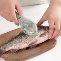 China Say Goodbye to Messy Fish Cleaning with Stainless Steel Fish Scraper and Scale Remover for sale