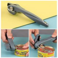 China Stainless Steel Side Cut Can Opener with Turn Knob Effortless Wine Bottle Opening for sale