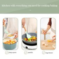 China Non-stick Colorful Wheat Straw 6 Pieces Knife Set for Home Kitchen Cooking Utensils for sale