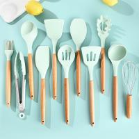 China Non-stick Colorful Wheat Straw 6 Pieces Knife Set for Home Kitchen Cooking Utensils for sale
