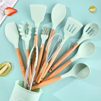 China Non-stick Colorful Wheat Straw 6 Pieces Knife Set for Home Kitchen Cooking Utensils for sale