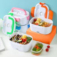 China 238*170*108mm Electric Lunch Box Containers 304 Stainless Steel Heatable Food Container for sale