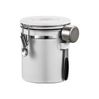 China 1500ml Stainless Steel Vacuum-Sealed Bean Container for Coffee Food Spices in Kitchen for sale
