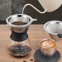 China Classic Design Stainless Steel Coffee Drip Filter for Restaurant and Home Brewing for sale