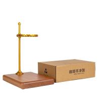 China Food Grade Pour over Coffee Maker with Copper Dripper and Wooden Coffee Drip Stand for sale