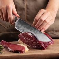 China Wood Handle Stainless Steel Cleaver Set for Chopping Boning and Butcher's Work for sale