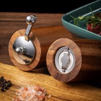 China Manual Flax Seed Grinder and Hand-Cranked Salt Pepper Mill Perfect for Mills Category for sale