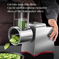 China Household Electric Portable Bamboo Vegetable Cutter Shredder Slicer for Super Markets for sale