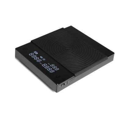 China Multifunctional 2kg Electric Weighing Scale with Black Mirror Screen Digital Display for sale