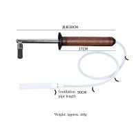 China Stocked Espresso Machine Cleaning Brush with Anti-Scalding Handle Pressure Steam Brush for sale