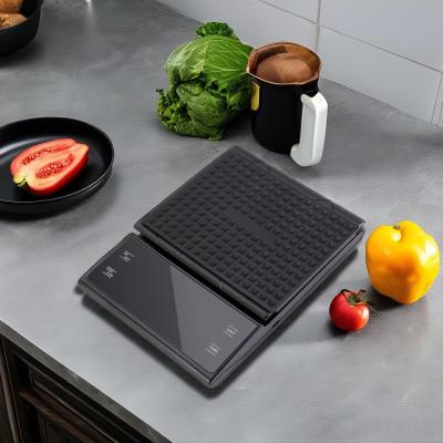 China Household Weighing Scale WITH LID 3kg/0.1g for Pour over Coffee Timer Backlit LCD Battery for sale