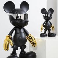 China Contemporary Cyberpunk Mickey Mouse Ceramic Ornaments for Stylish Living Room and Floor for sale