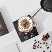 China Electric Coffee Weighing Scale 2kg Pour Over Multifunctional Bar black mirror Basic 2 for sale