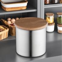 China Commercial Buyers Multiple Sizes Stainless Steel Vacuum Storage Jar for Smoothie Bars for sale