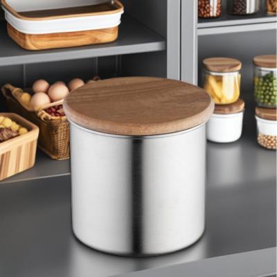 China Commercial Buyers Multiple Sizes Stainless Steel Vacuum Storage Jar for Smoothie Bars for sale
