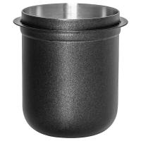 China Modern Carved Stainless Steel Coffee Dosing Cup for Hands-Free Powder Dispensing for sale