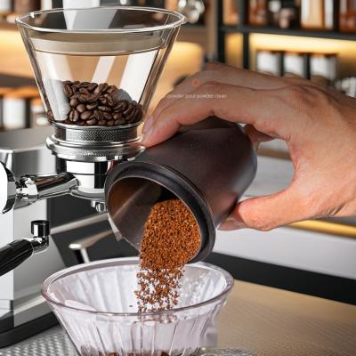 China Functional Design Stainless Steel Coffee Dosing Cup for Hands-Free Powder Dispensing for sale