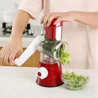 China Three-in-One Drum Vegetable Cutter Hand Rotating Mutifunction Cutting Slicer for Cutting for sale