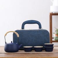 China Modern Style Outdoor Travel Tea Set with Customizable Logo and Sustainable Porcelain for sale