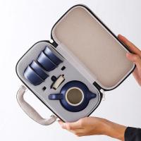 China Modern Style Outdoor Travel Tea Set with Customizable Logo and Sustainable Porcelain for sale