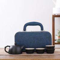 China Modern Luxury Style Reusable Ceramic Teacup and Custom Logo Tray Set for Outdoor Travel for sale