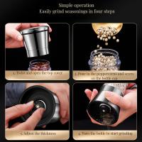 China Designed 4 Inch Stainless Steel Salt Pepper Shakers Sustainable Bamboo Silver Melamine for sale