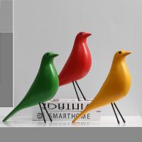 China Stylish Modern Simple Style Resin Bird Ornament for Home Decor in Multiple Colors for sale