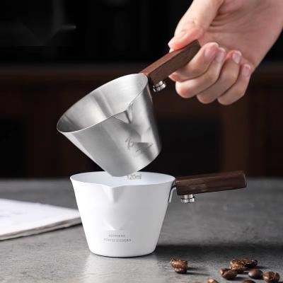 China Classic Design 120ml Stainless Steel Espresso Measuring Cup for Coffee Tea Tools for sale